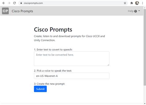 Web Maxtor Create Cisco Prompt Wav Files Via Tts