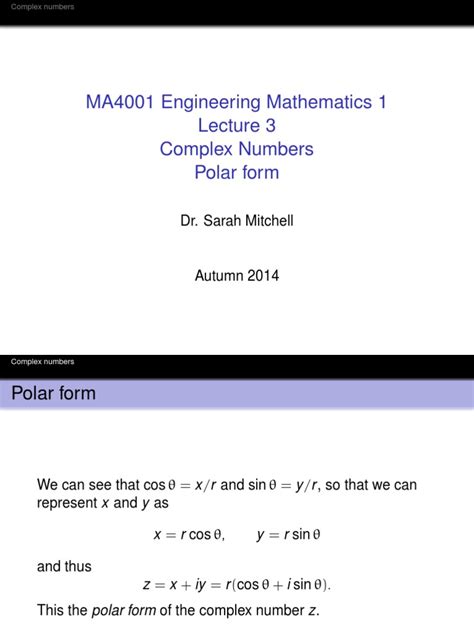 complex 1 pdf complex number trigonometry