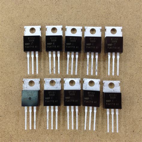10pcs Bt151 500r Thyristor A2d Electronics