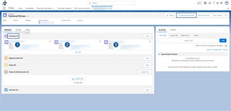 Salesforce Document Generation With Sign Sections Tian Sign