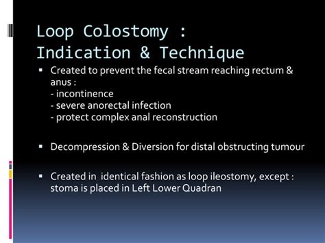 Perawatan Luka Dan Stoma Pada Pasien Post Colostomy Ppt First Aid Injuries