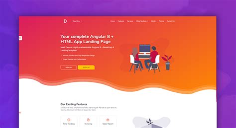 Dexam Angular 14 And Bootstrap 5 Saas Startup And Product Landing Page