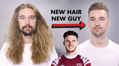 Declan Rice Hairstyle Undercut Style Long To Short Hair