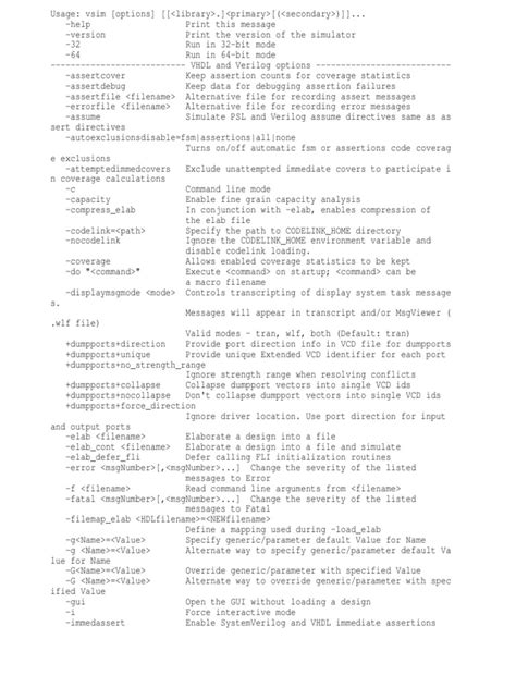Questa Comms Pdf Library Computing Command Line Interface