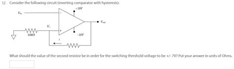 Solved What Should The Value Of The Second Resistor Be In