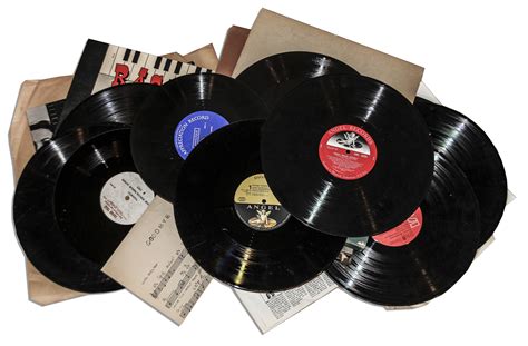 Lot Detail Ray Bradbury S Own Collection Of 93 LP 45 Records