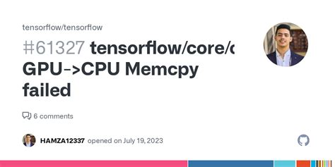 Tensorflowcorecommonruntimegpugpuutilcc293 Gpu Cpu Memcpy