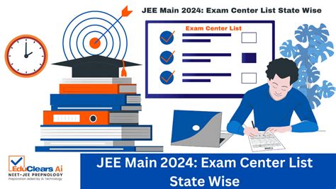 JEE Main Exam Center List State Wise