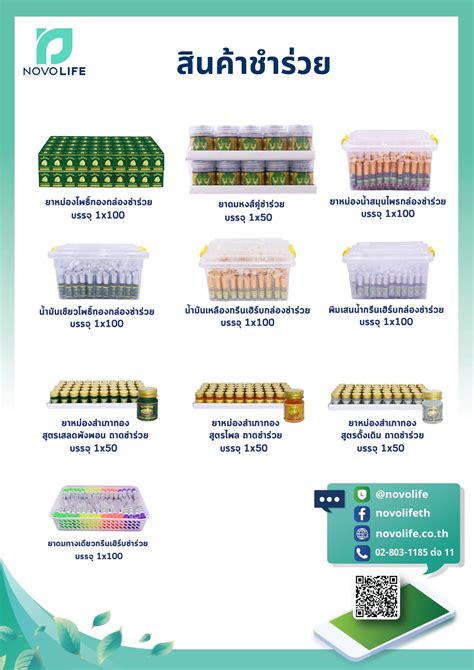 แคตตาล็อกสินค้าชำร่วย Novolife
