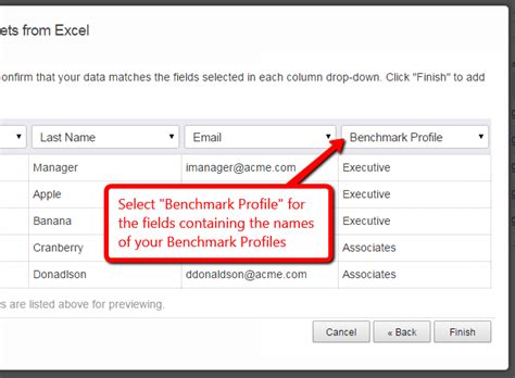 Echospan Product Guides Configure Benchmark Scores For Feedback Reports