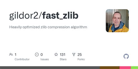 GitHub Gildor2 Fast Zlib Heavily Optimized Zlib Compression Algorithm