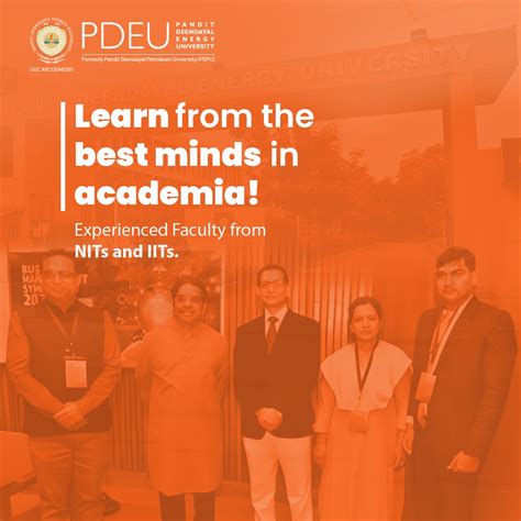 Pdeu Facultyexcellence Learningatitsbest Gandhinagar Pandit Deendayal Energy University