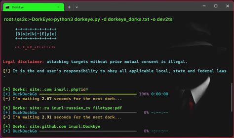Dorkeye A Python Script For Ethical Dorking