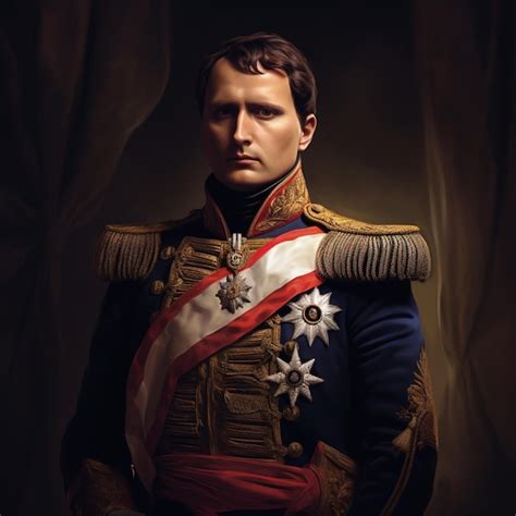 Portrait Of Napoleon Bonaparte Military Commander And Emperor Of The French Content Made With