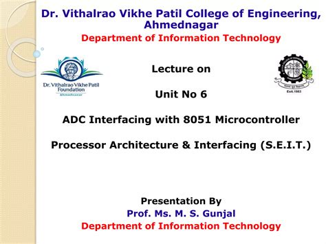 Adc Interfacing Ppt