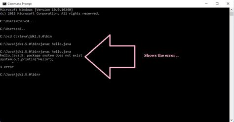 After Type This Command Click On The Enter If There Is No Error In The Program No Error