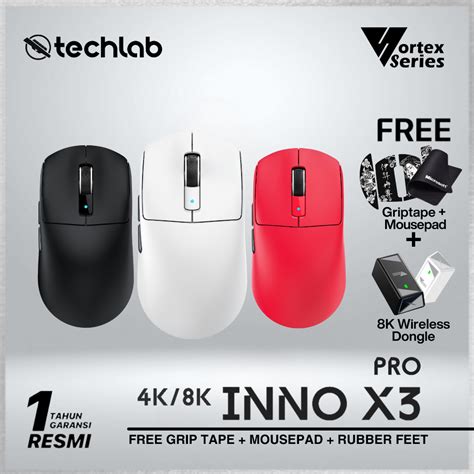 Jual Vortexseries Inno X3 Pro X 3 Pro 8k Ultralight Wireless 3in1