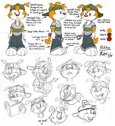 Nikko Model Sheet 2018 By Rakumel On Deviantart