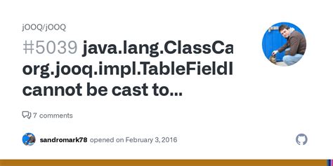 java lang classcastexception org jooq impl tablefieldimpl cannot be cast to org jooq
