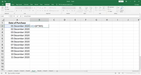 How To Add Years To A Date In MS Excel OfficeBeginner