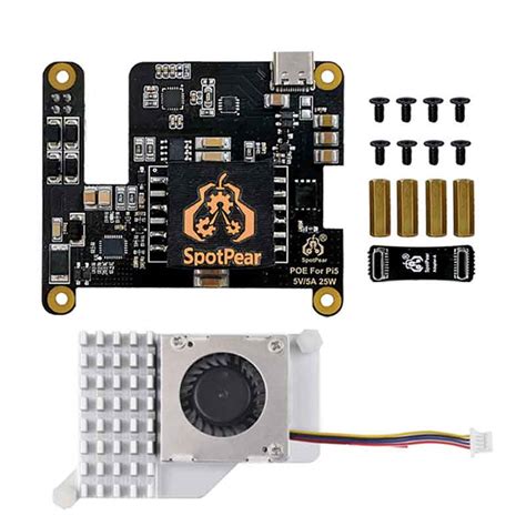 Raspberry Pi 5 Poe With Pd Trigger Activation Type C Power Over Ethernet 802 3af At For Pi5