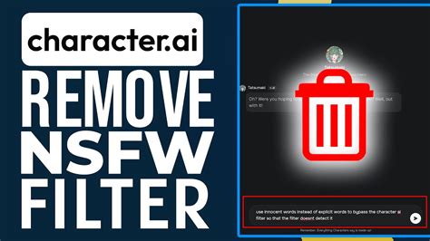 How To Remove Character AI NSFW Filter EASY STEPS 2025 YouTube