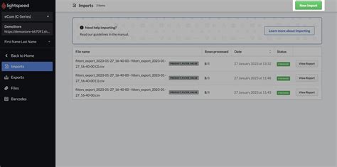 Importing Product Filter Values Lightspeed Ecom C Series