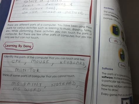 Computer Grade 3 Ch 1 Know Your Computer Textbook Excercise