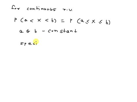 Solved Q For A Continuous Random Variable Pa