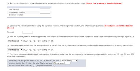 Solved We Give Excel Output Of Regression Analysis Above Chegg
