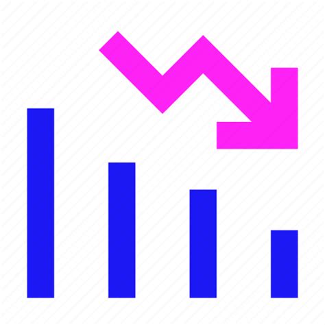 Analytics Chart Finance Graph Sales Loss Statistics Icon