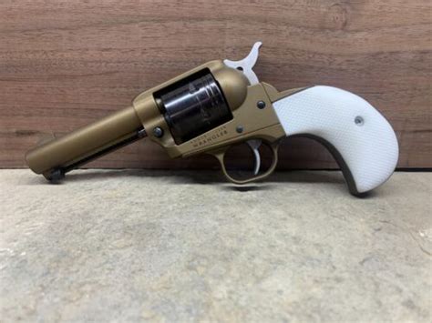 Ruger New Vaquero Wrangler Birdshead Grips White Polymer Narrow Flush