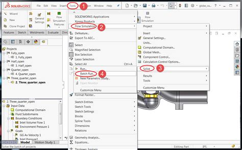 เทคนิค run งานหลายๆเคสใน flow simulation batch run simulation so easy