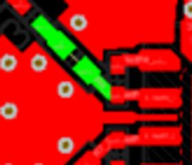 LMH5401 SP Why Different Color Is Used For PCB Pattern Near IN Pin Amplifiers Forum