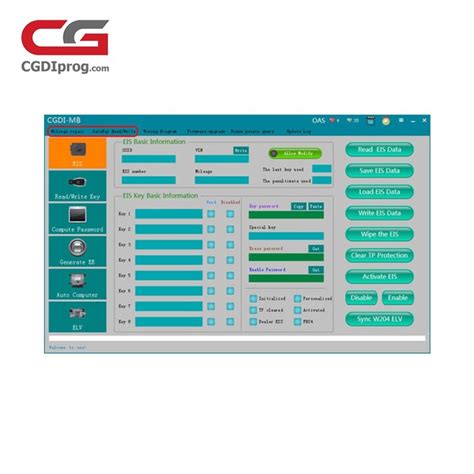 Mileage Repair And Gateway Read Write Authorization For CGDI Prog MB Key Programmer