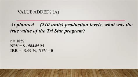 Case Study In Corporate Finance Npv Irr Arr Pptx