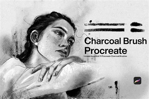 10 Charcoal Brushes Procreate 10 Charcoal Brushes Procreate