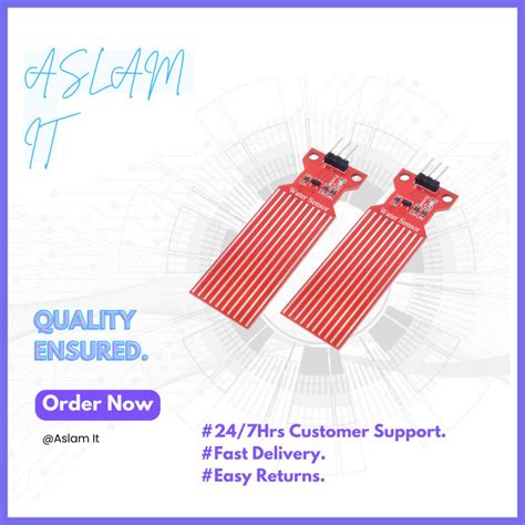 Rain Water Level Sensor Module Detection Liquid Surface Depth Height