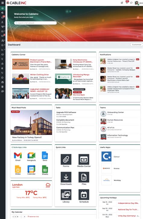 Intranet Example