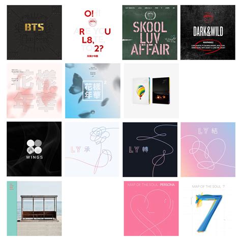 Bts Albums List Bts 今までのアルバム The List Of Bts Albums In Order Of Release Date Slek