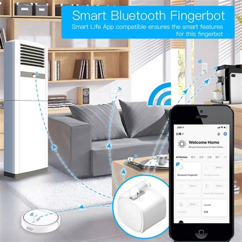 Tuya Finger Robot Smart Bluetooth Button Pusher For Any Switch