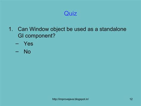 Creating A Windowed Program PPT