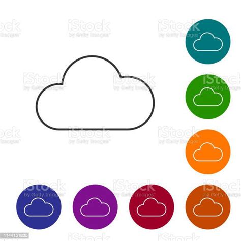 회색 구름 라인 아이콘 흰색 배경에 고립입니다 벡터 일러스트 0명에 대한 스톡 벡터 아트 및 기타 이미지 0명 개념 계절 Istock