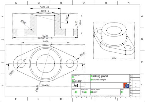 FreeCAD Tutorial TechDraw Workbench XSim