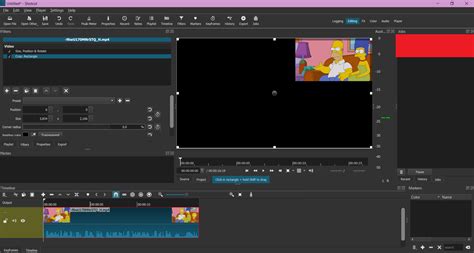 Resizing The Black Backgroundcanvas Helphow To Shotcut Forum