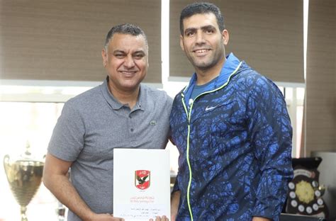 رسمياً الأهلي يجدد التعاقد مع إيهاب عبد الرحمن لمدة 4 مواسم