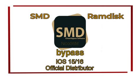 Smd Ramdisk Bypass Con Señal Ios 15 16