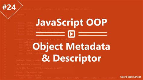 Learn Javascript Oop In Arabic 24 Object Meta Data And Descriptor Youtube