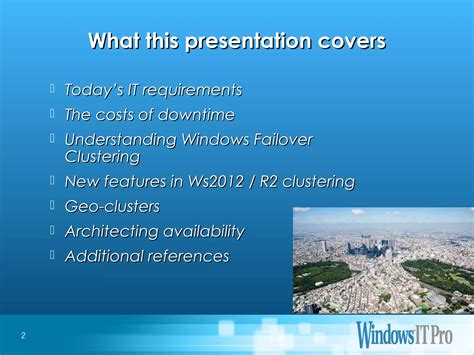 High Availability With Windows Server Clustering And Geo Clustering Ppt Operating Systems