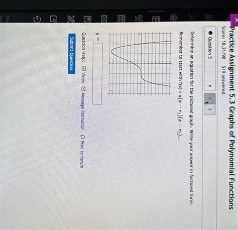 solved practice assignment 5 3 graphs of polynomial